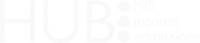 HUB | MIS, Admissions and Income by WCBS